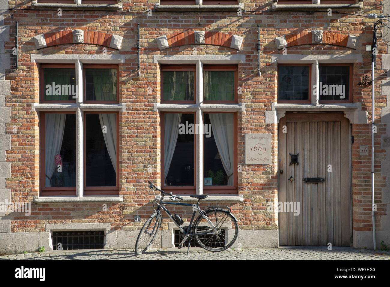 Belgium, Western Flanders, Bruges, historical centre listed as World ...