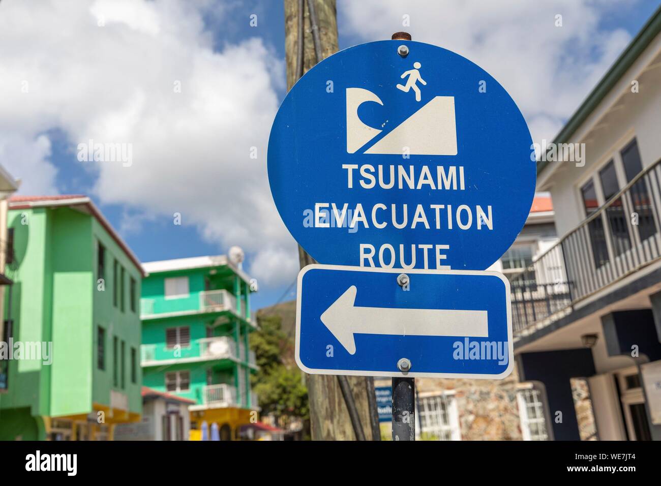 West Indies, British Virgin Islands, Tortola Island, Tortola, in the ...