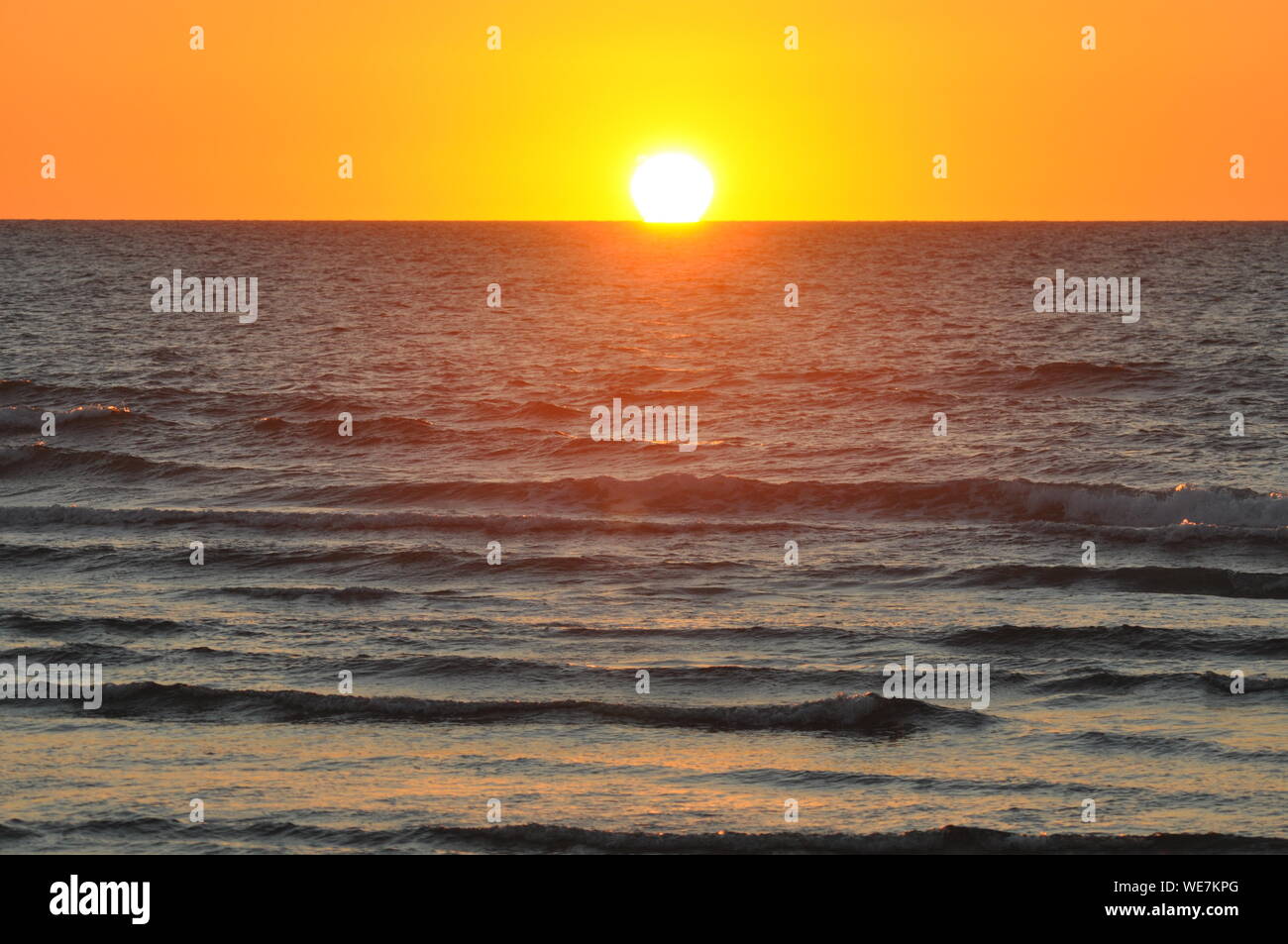 Sunset Israeli Beaches People Having Fun In Summer, Sun And Sea Stock ...