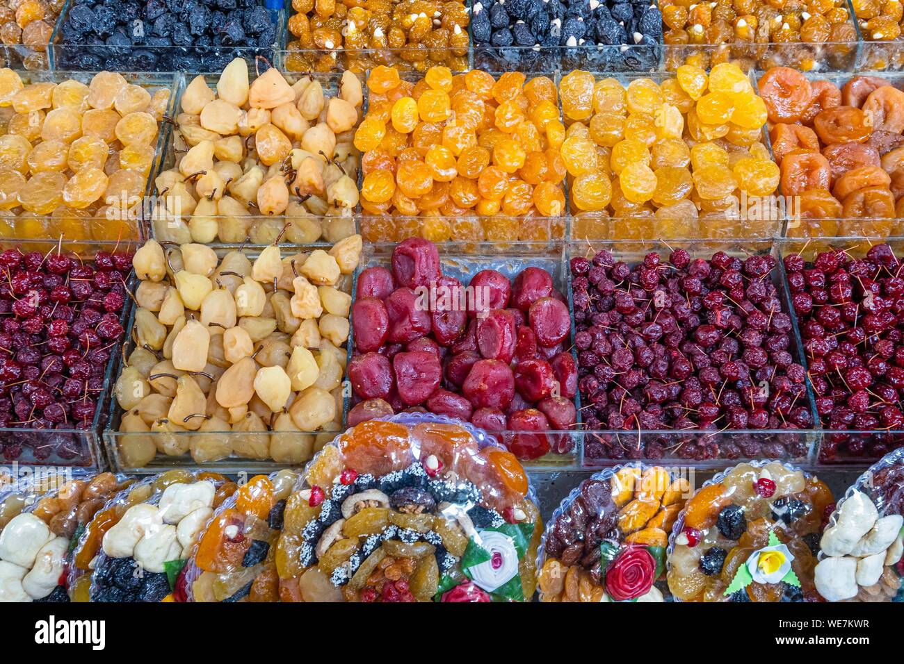 Armenia, Yerevan, GUM market, covered market of Armenian specialties ...
