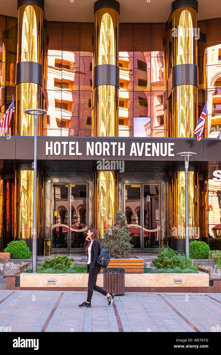 Armenia, Yerevan, Northern avenue, pedestrian and shopping street in ...