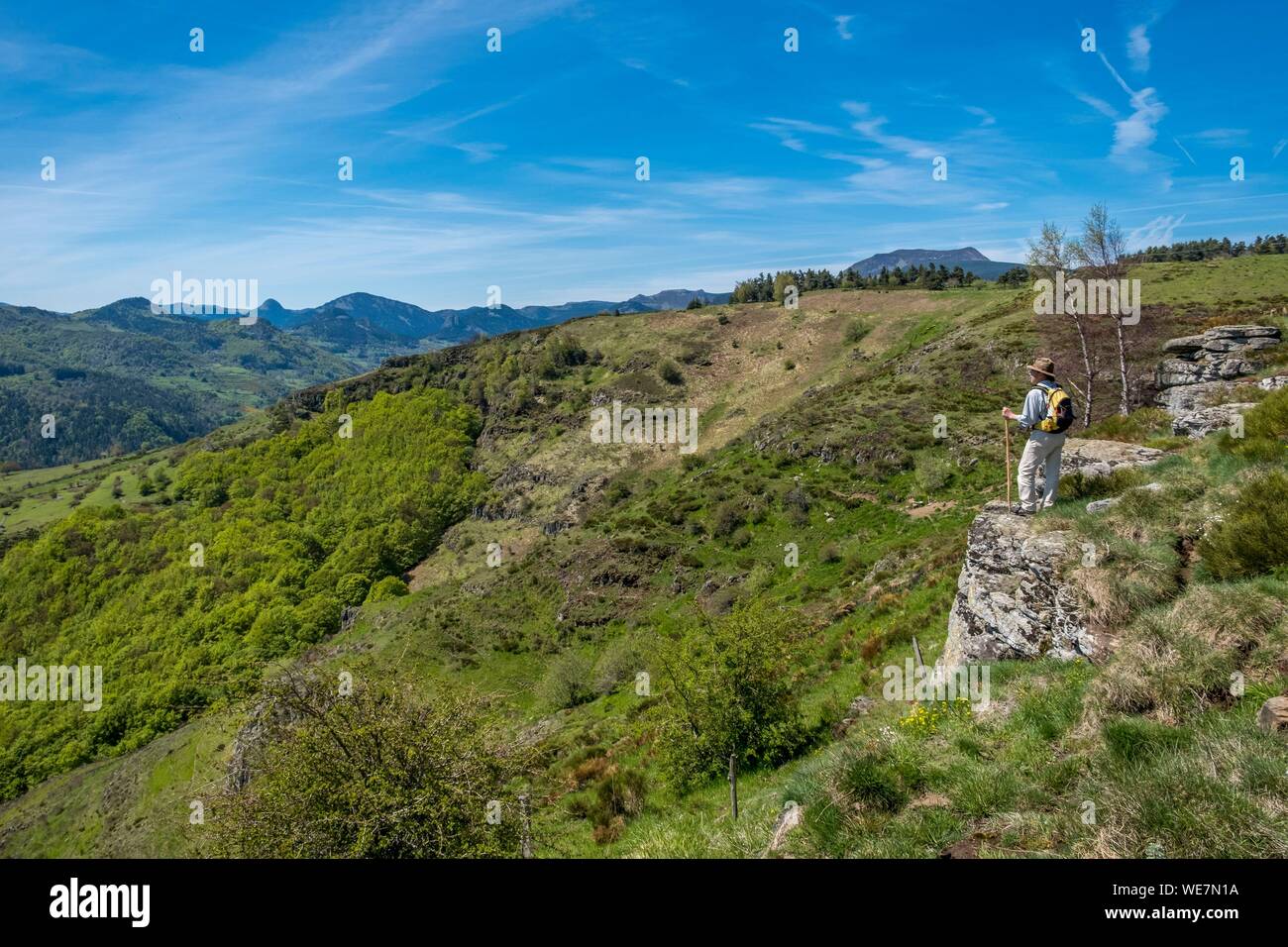 France, Ardeche, Parc Naturel Regional des Monts d'Ardeche (Regional ...