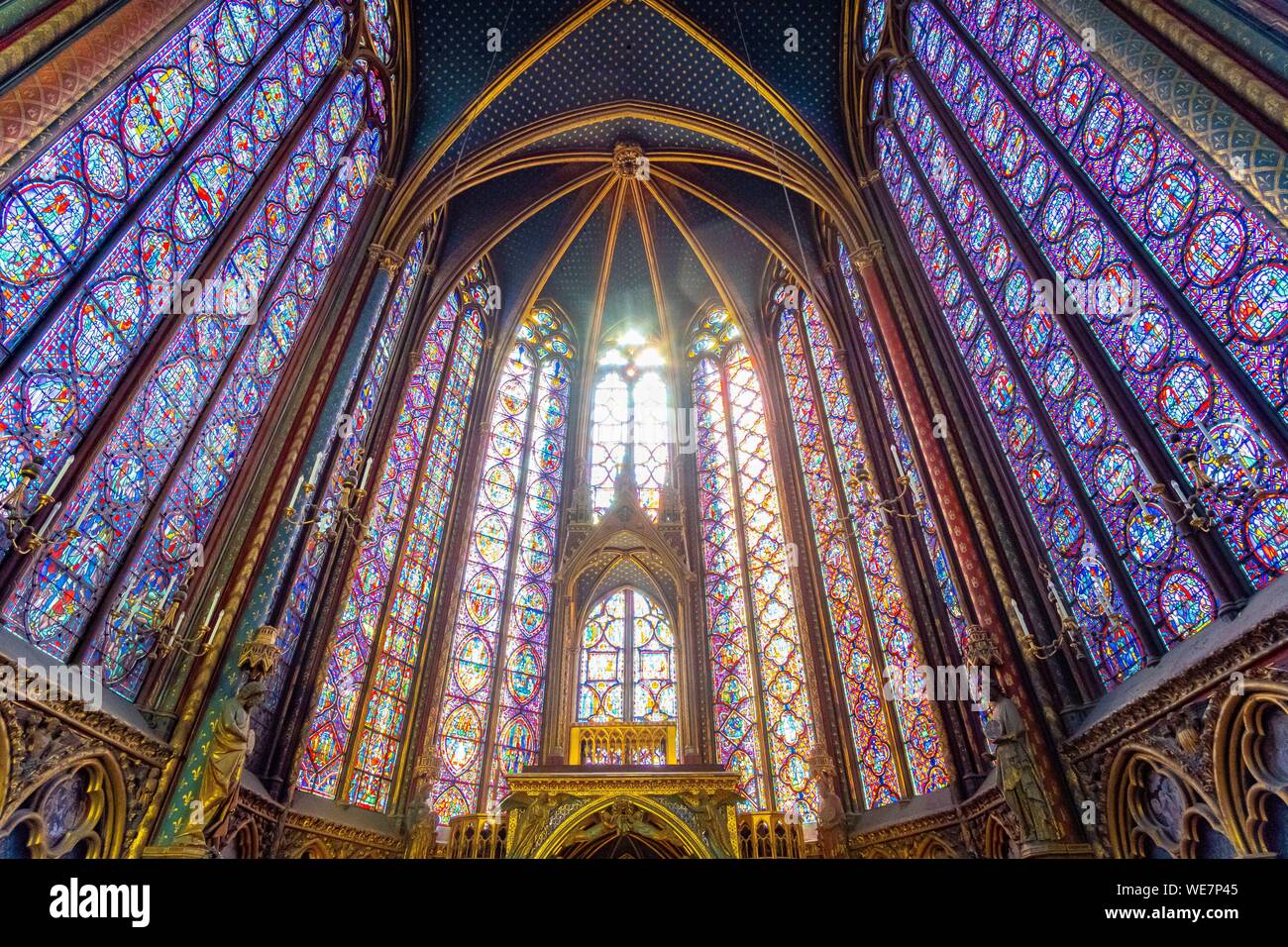 France, Paris, area listed as World Heritage by UNESCO, Ile de la Cite ...