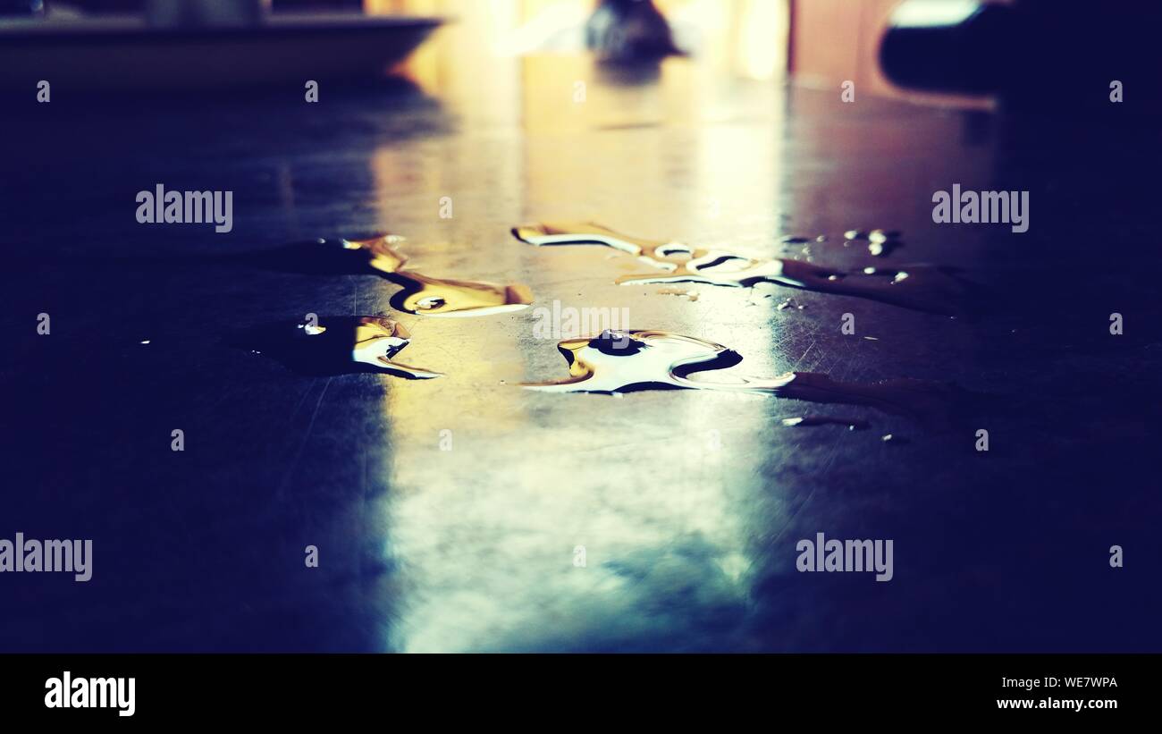 Spilt water table hi-res stock photography and images - Alamy