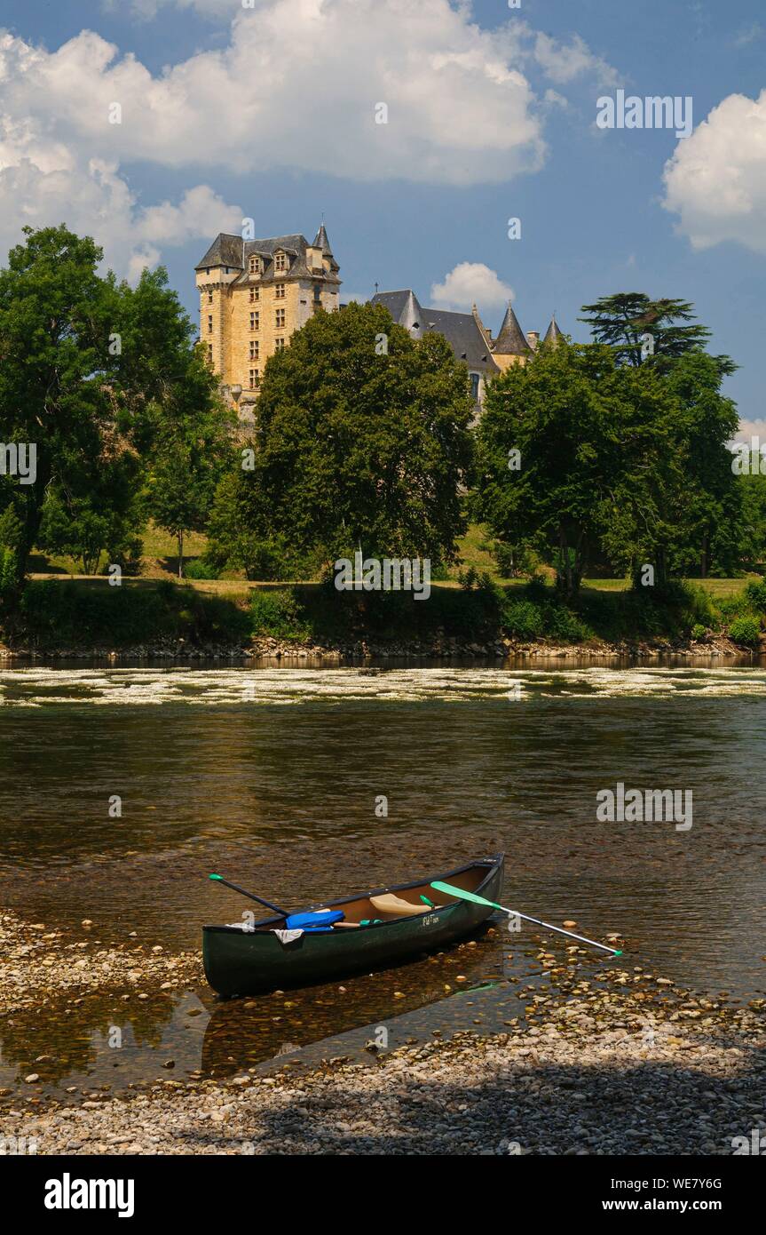 France, Dordogne, Castelnaud la Chapelle, castle of Fayrac, 16th ...
