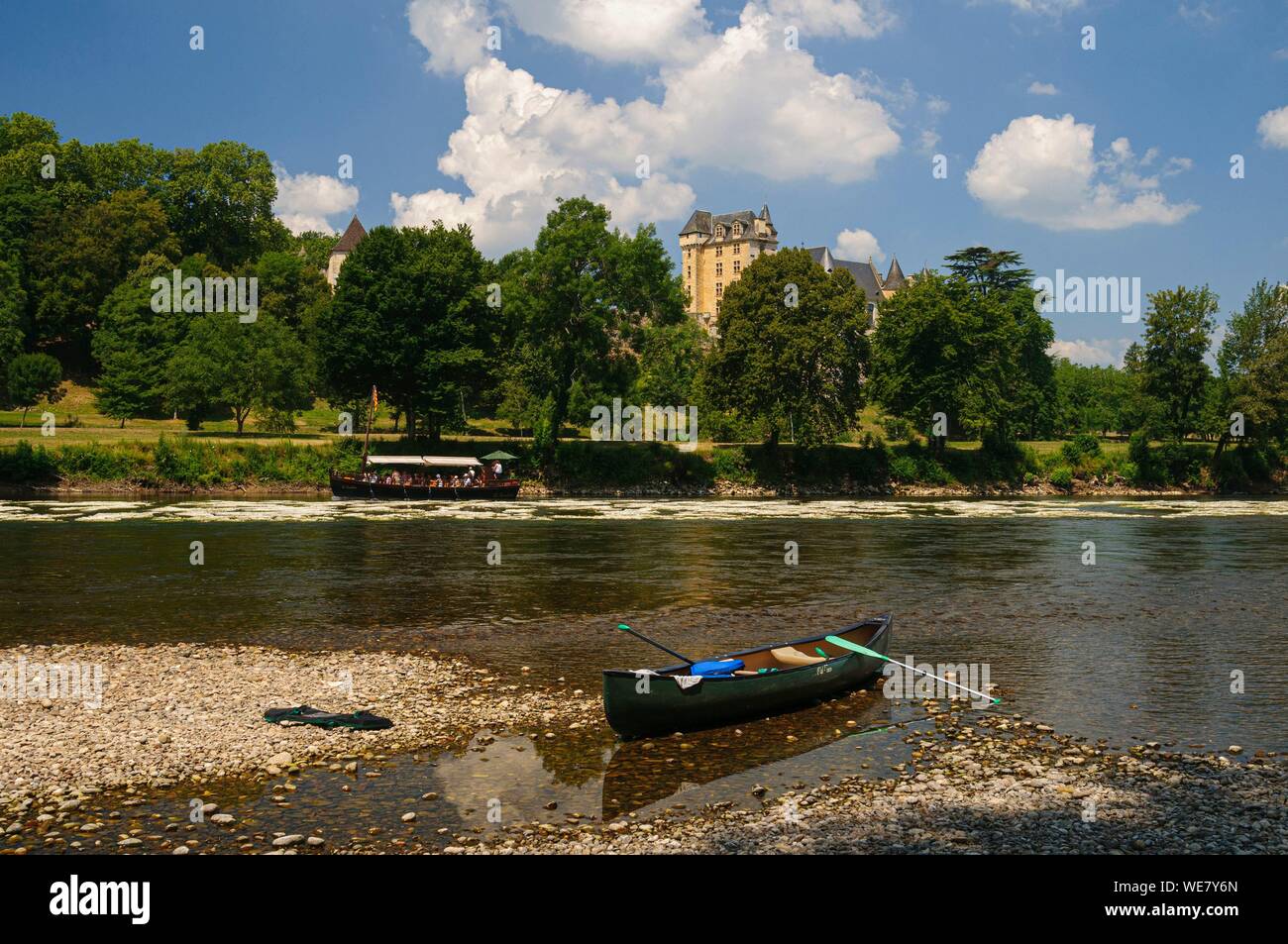 France, Dordogne, Castelnaud la Chapelle, castle of Fayrac, 16th ...