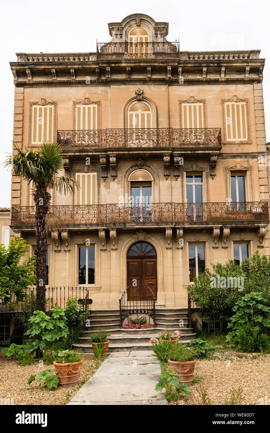 France, Vaucluse, regional Luberon park, Apt, traditional house Stock ...