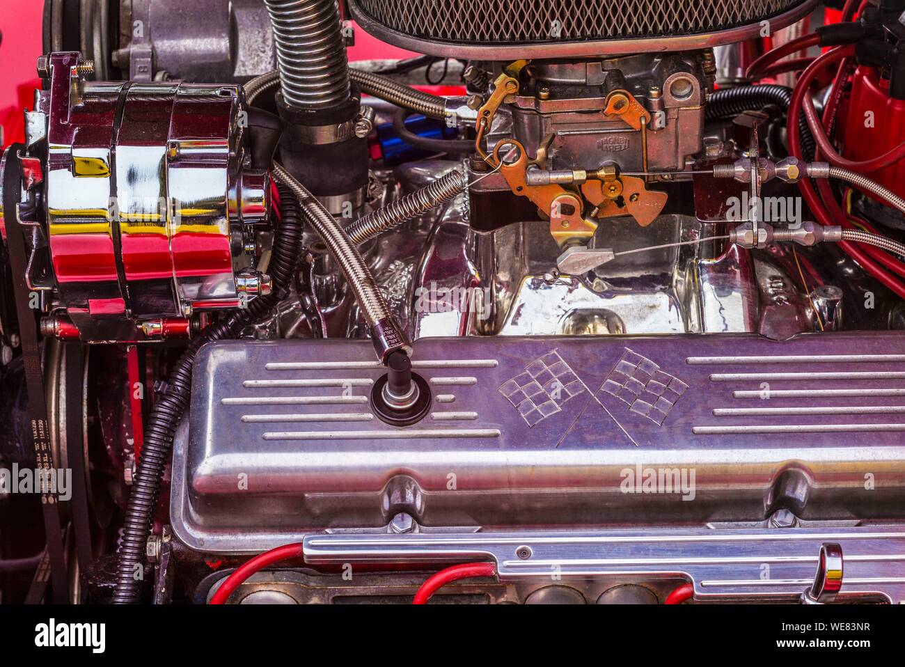 Hot rod engine hi-res stock photography and images - Alamy