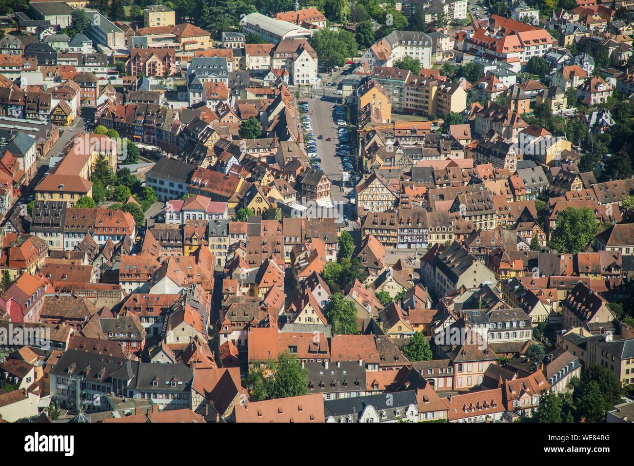 Downtown colmar aerial view hi-res stock photography and images - Alamy