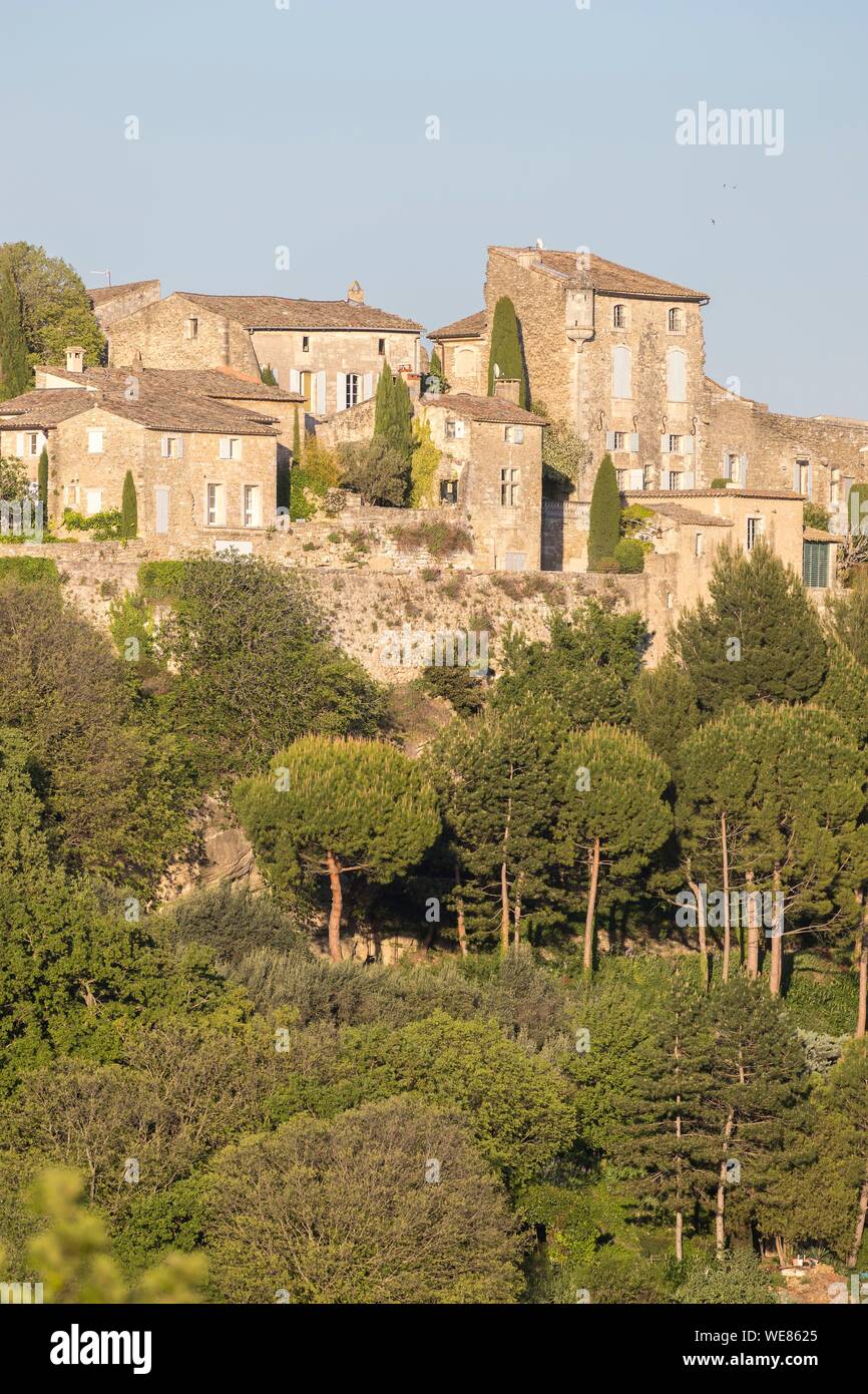 France, Vaucluse, regional natural park of Luberon, Ménerbes, labeled ...