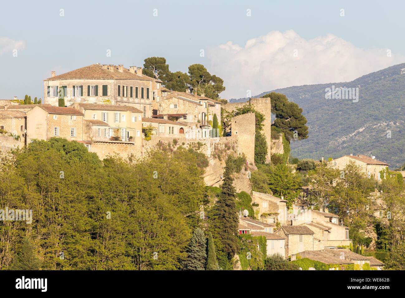 France, Vaucluse, regional natural park of Luberon, Ménerbes, labeled ...
