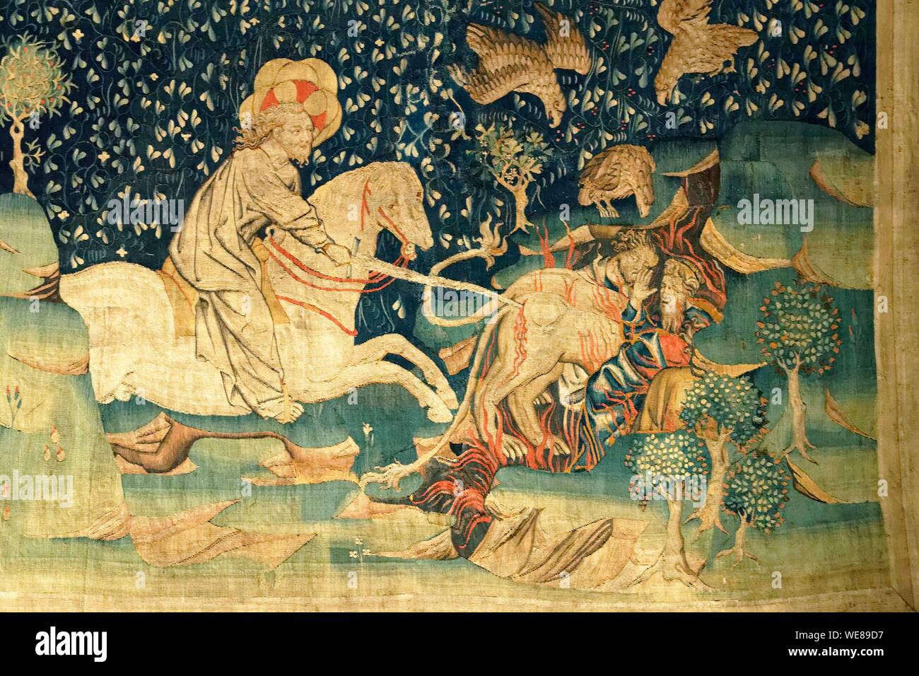 France, Maine et Loire, Angers, the castle of the Dukes of Anjou built ...