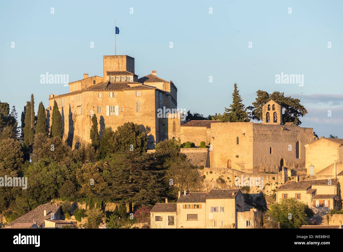 France, Vaucluse, Regional Natural Park of Luberon, Ansouis, labeled ...