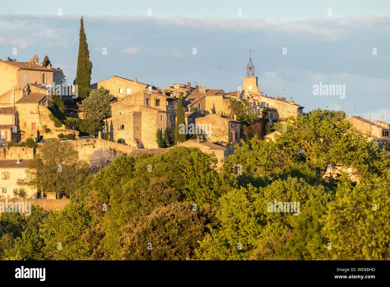France, Vaucluse, Regional Natural Park of Luberon, Ansouis, labeled ...
