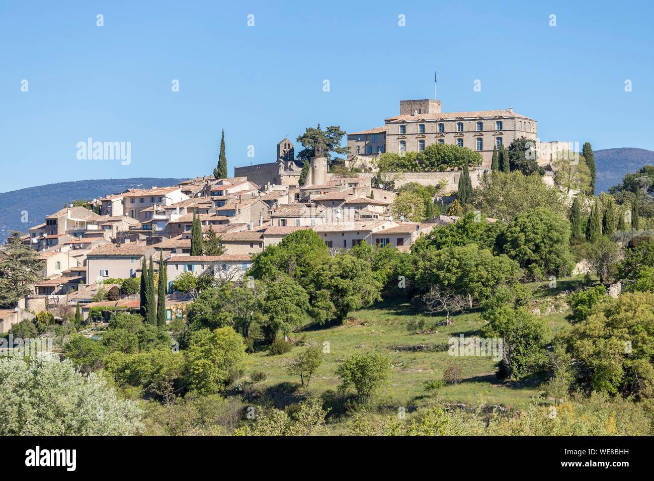 France, Vaucluse, Regional Natural Park of Luberon, Ansouis, labeled ...