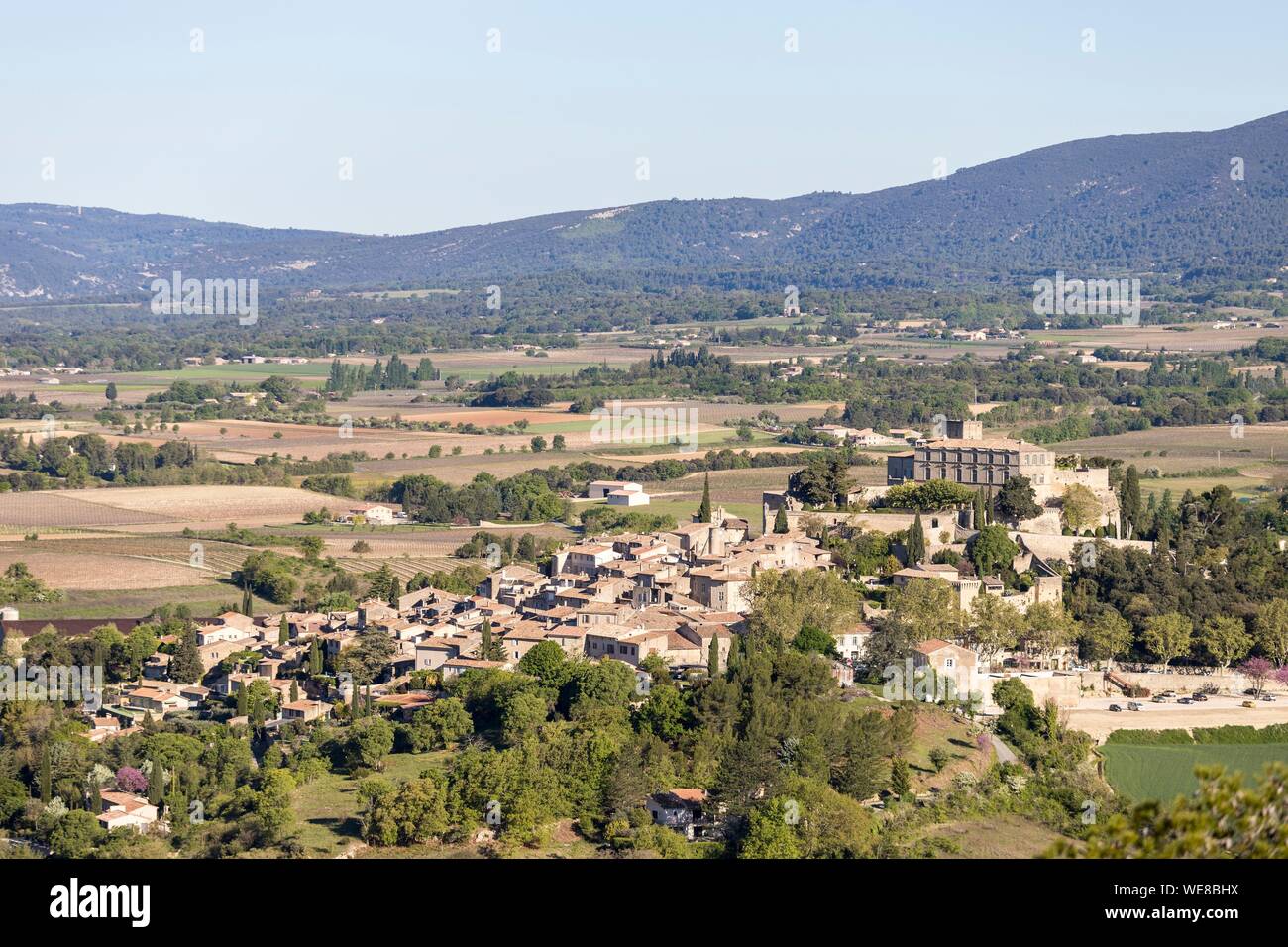 France, Vaucluse, Regional Natural Park of Luberon, Ansouis, labeled ...