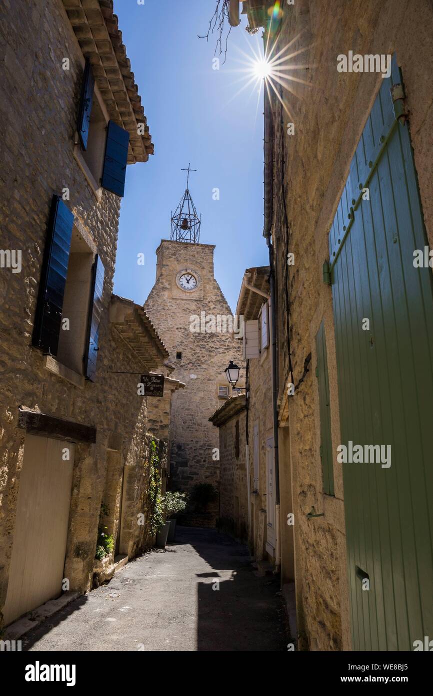 France, Vaucluse, Regional Natural Park of Luberon, Ansouis, labeled ...