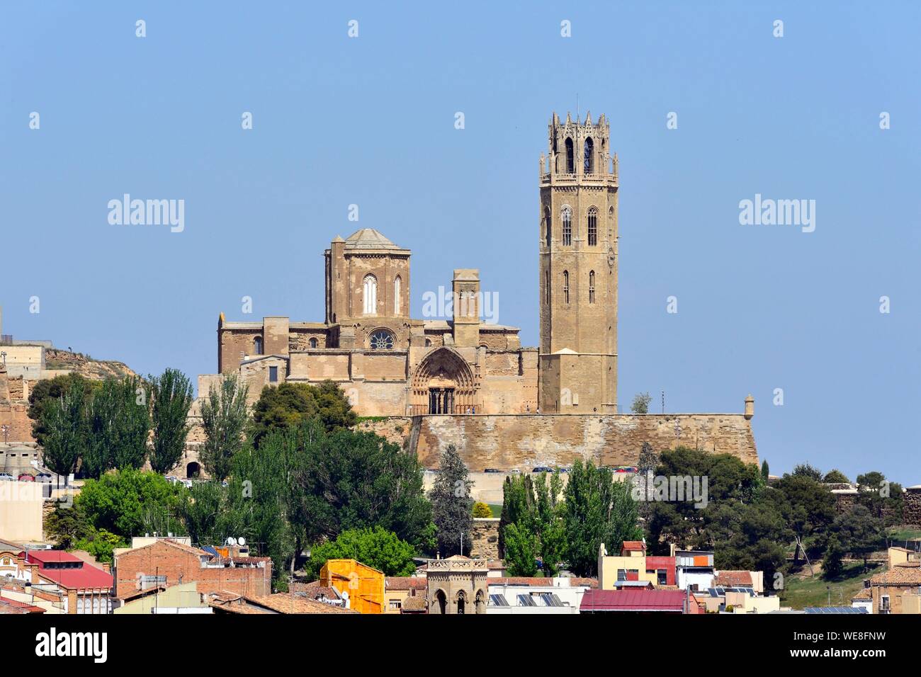 Spain, Catalonia, Lleida Province, Segria comarca, ville de Lleida ...