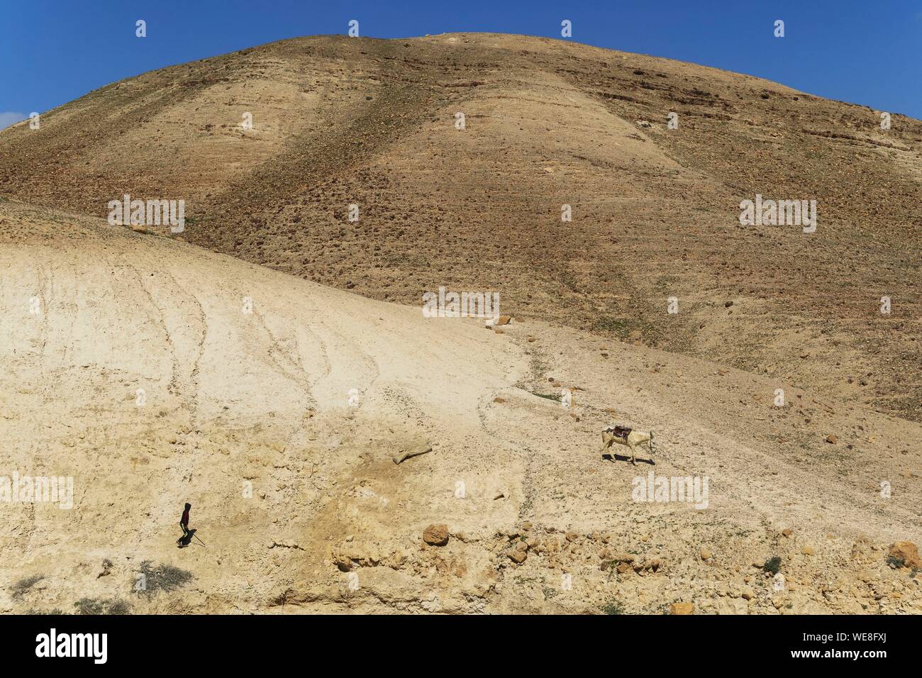 Israel, Judean and Samaria region, Judean desert, Kfar Hanokdim, area ...