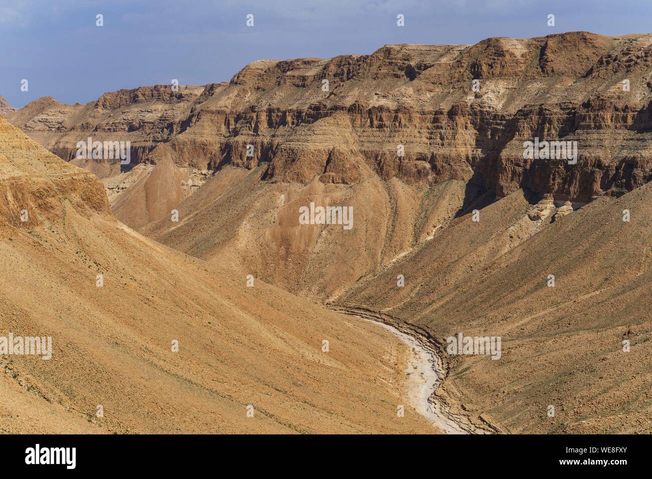 Israel, Judean and Samaria region, Judean desert, Kfar Hanokdim, area ...