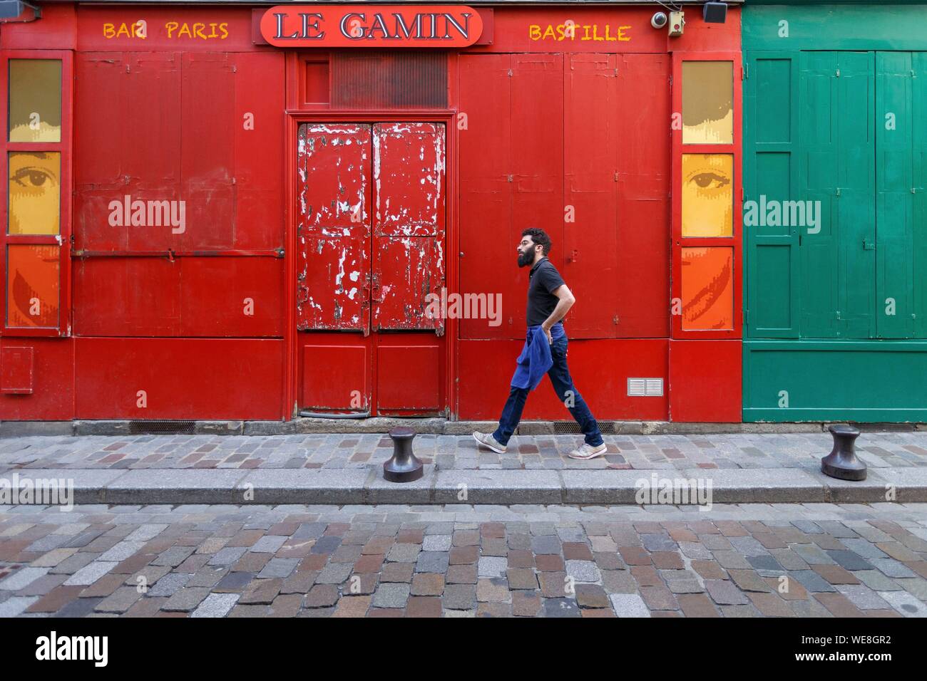 Rue de lappe paris hi-res stock photography and images - Alamy