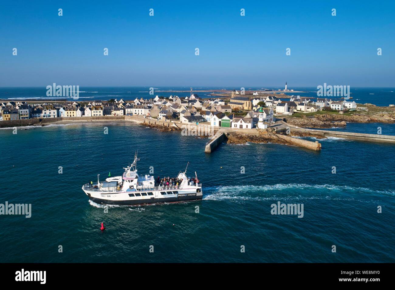 France, Finistere, Iroise Sea, Iles du Ponant, Parc Naturel Regional d ...