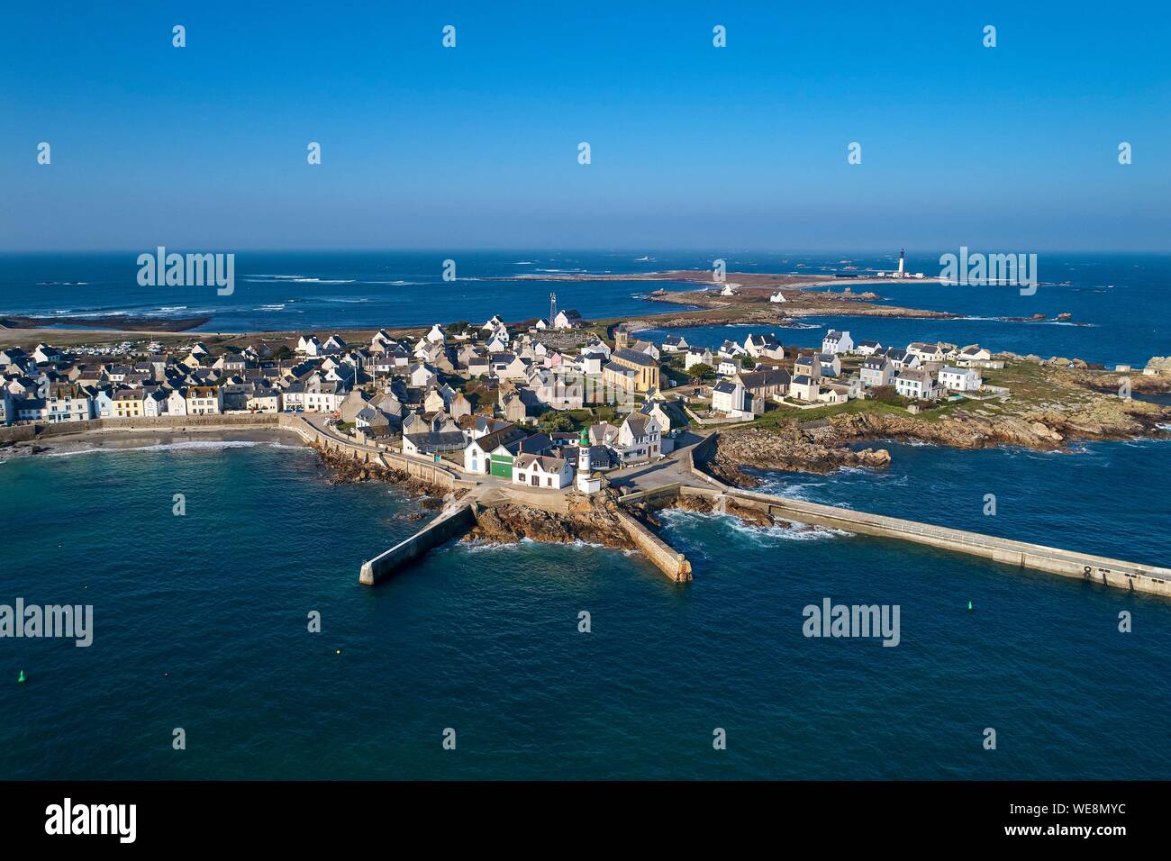 France, Finistere, Iroise Sea, Iles du Ponant, Parc Naturel Regional d ...