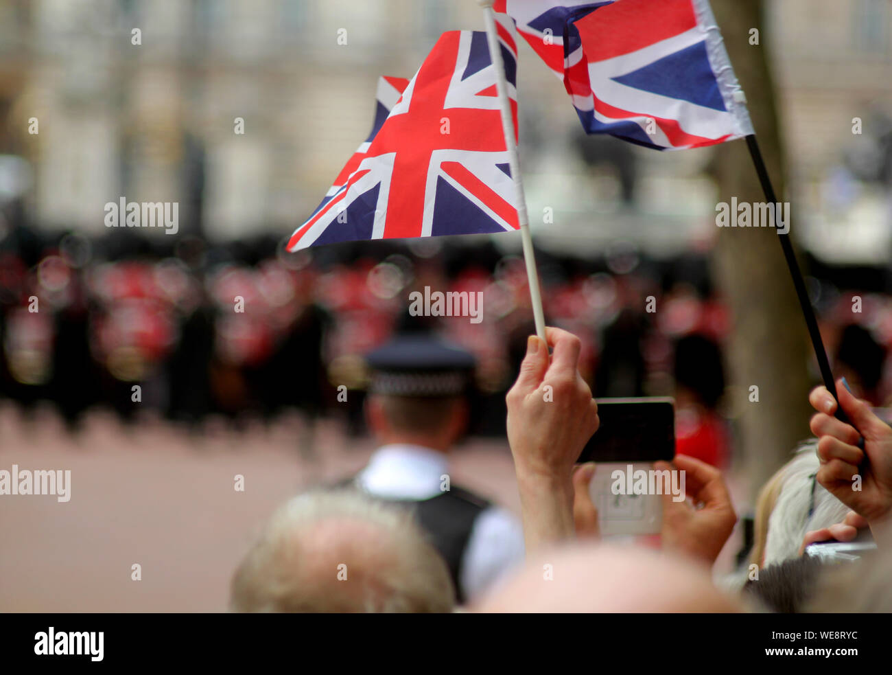 British people hands up hi-res stock photography and images - Alamy