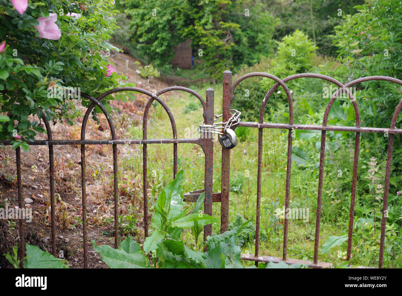 Rusty gates hi-res stock photography and images - Alamy