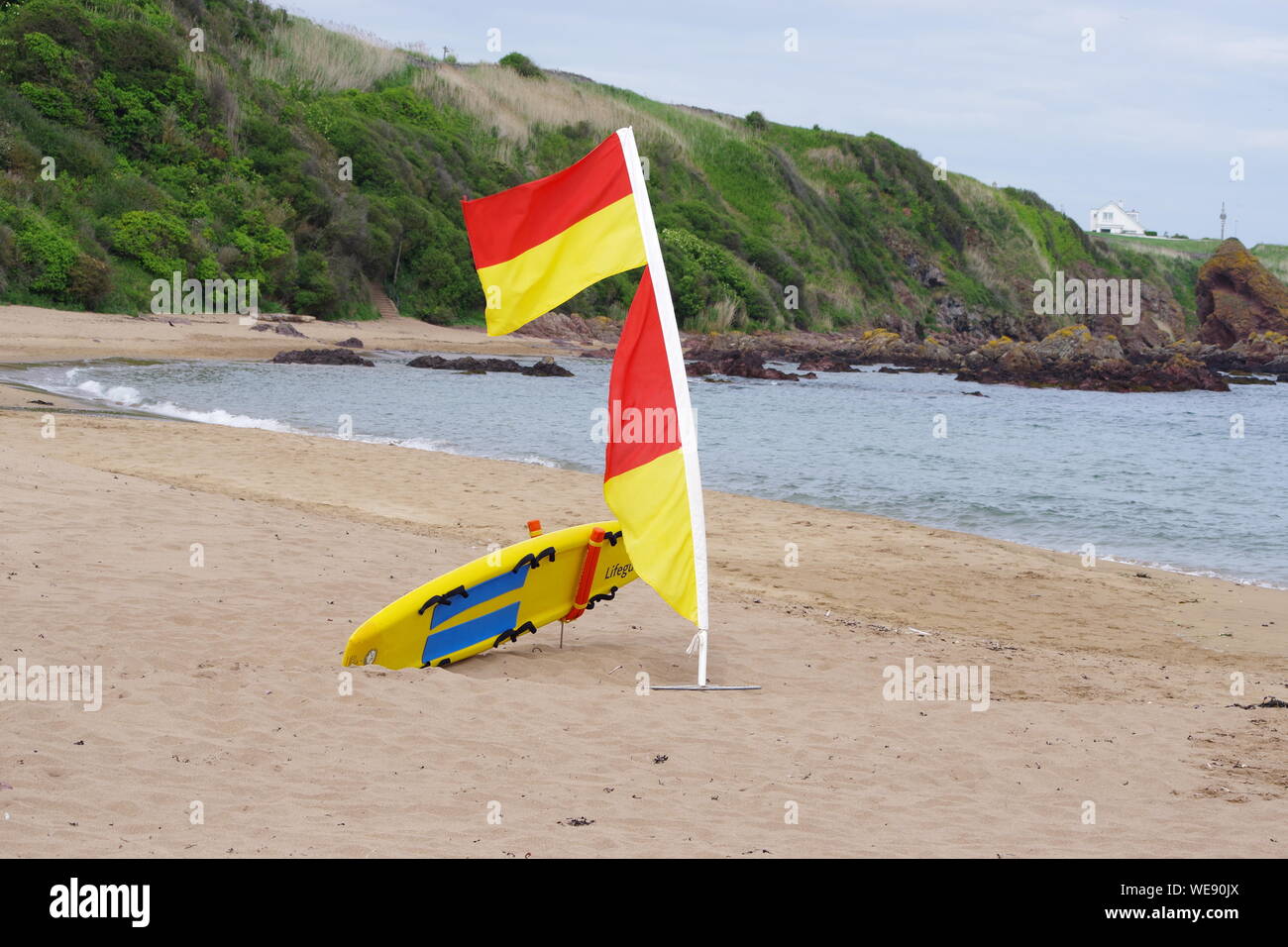 Lifeguards flags hi-res stock photography and images - Alamy