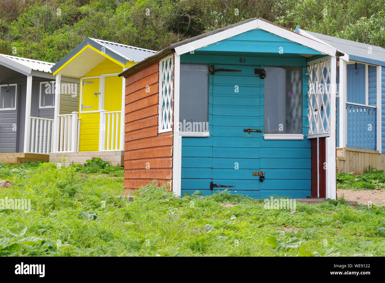 Scottish beach huts hi-res stock photography and images - Alamy