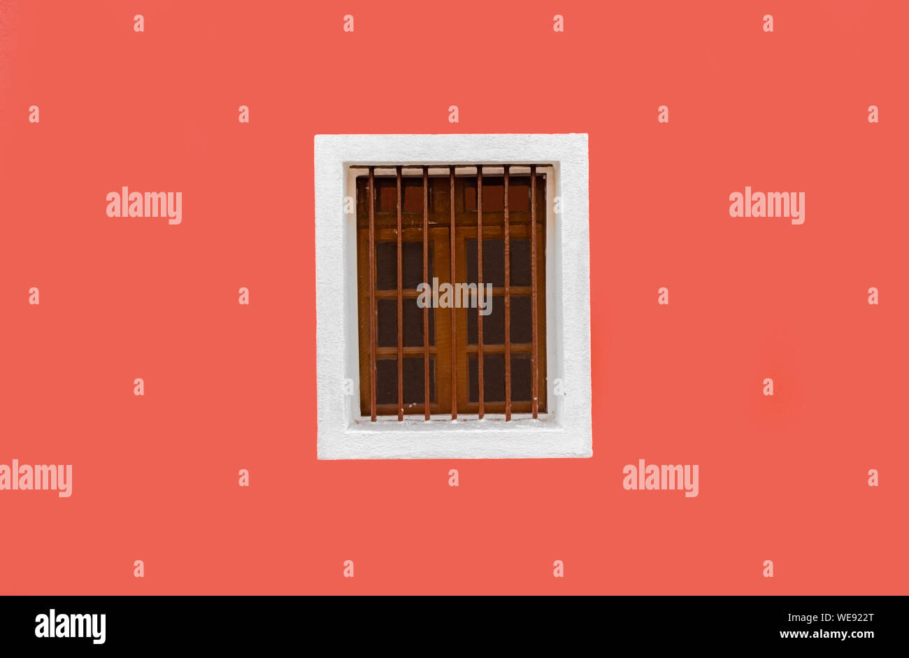 Beautiful Exterior wall, painted fresh with solid color. The wall is ...