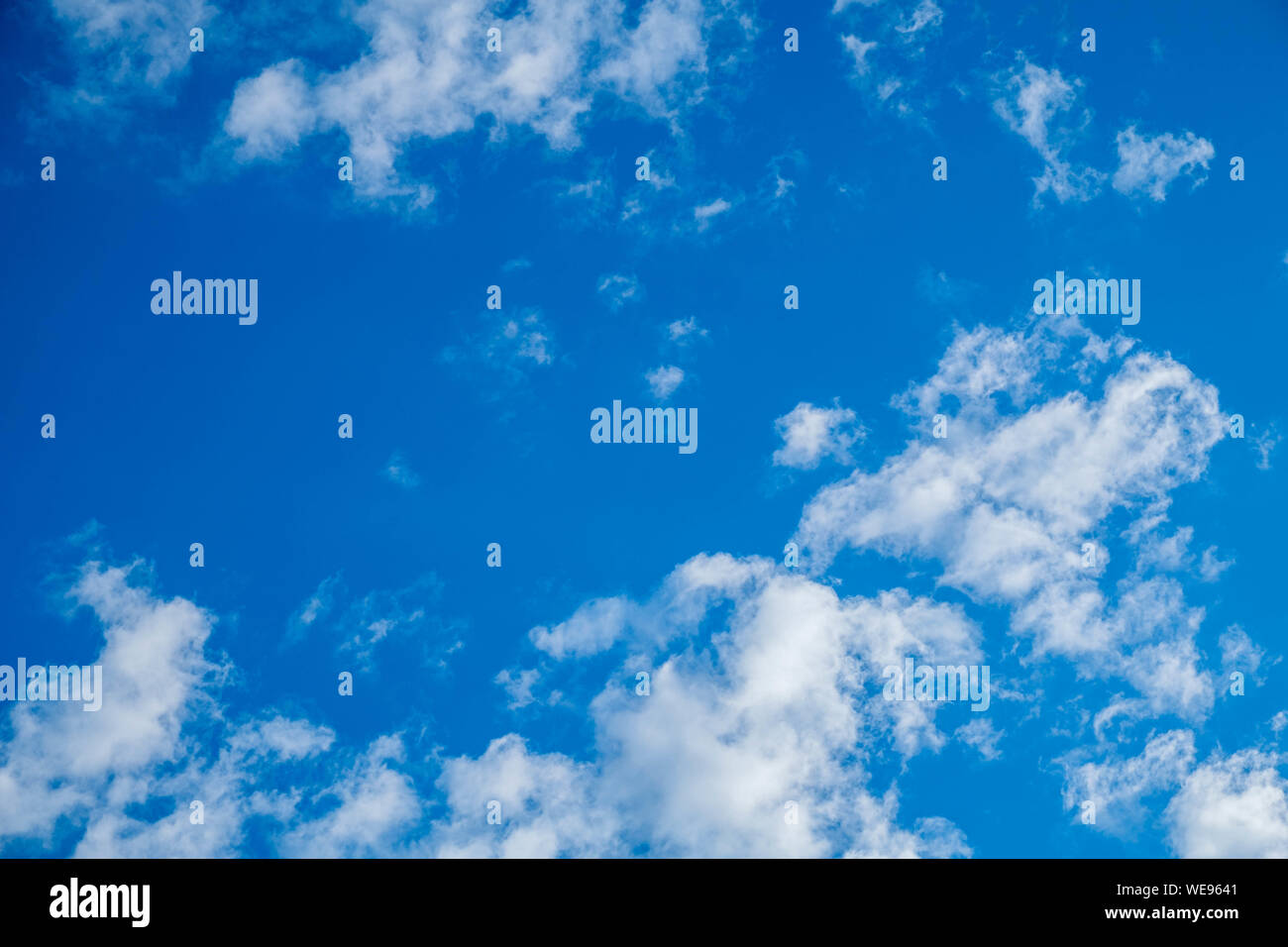Clouds near sunset before rain blue sky Stock Photo - Alamy