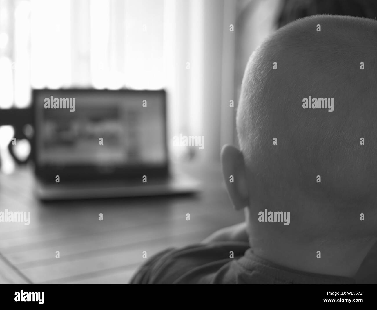 Laptop rear view hi-res stock photography and images - Alamy