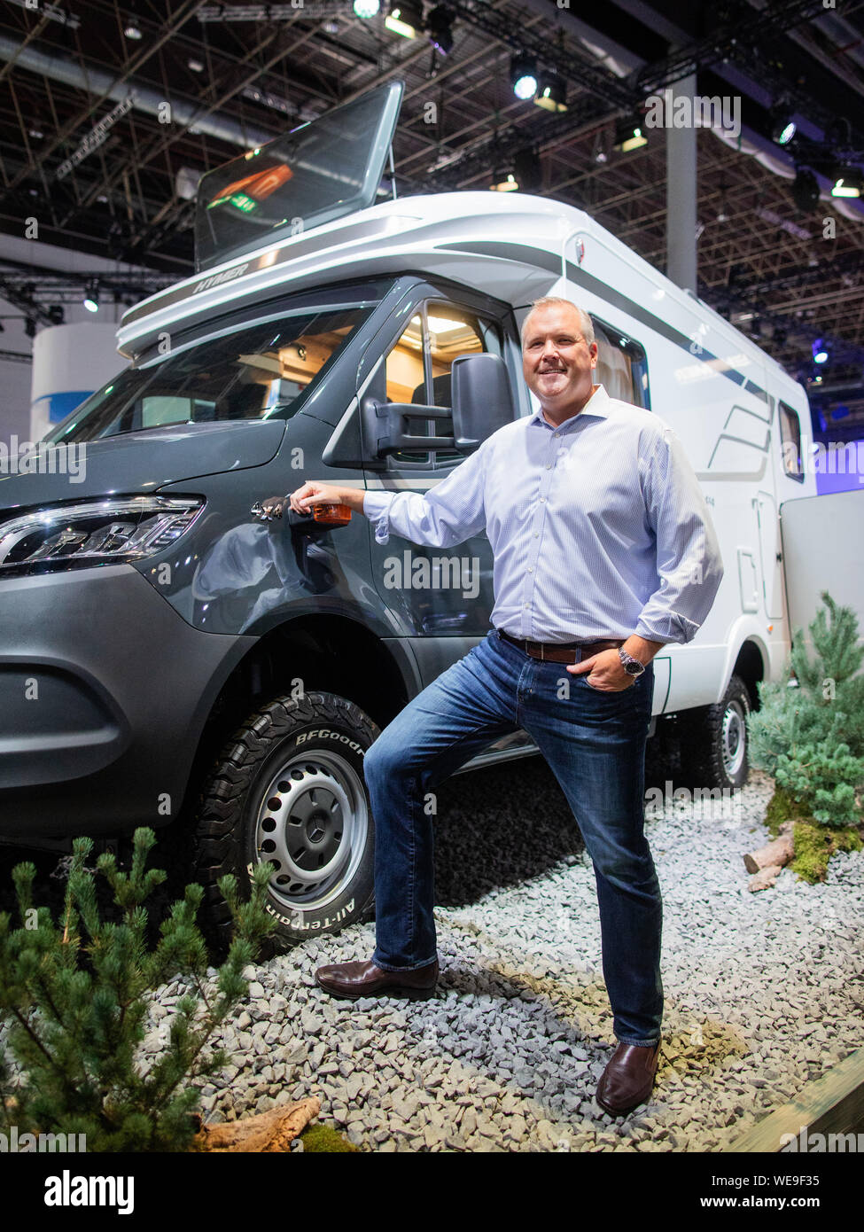 Duesseldorf, Germany. 29th Aug, 2019. Bob Martin, Managing Director of ...