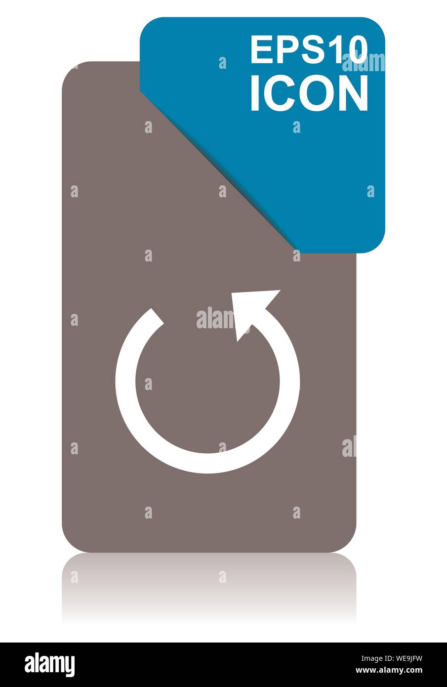 Rotate black and blue vector pointer icon on white background in eps 10 ...