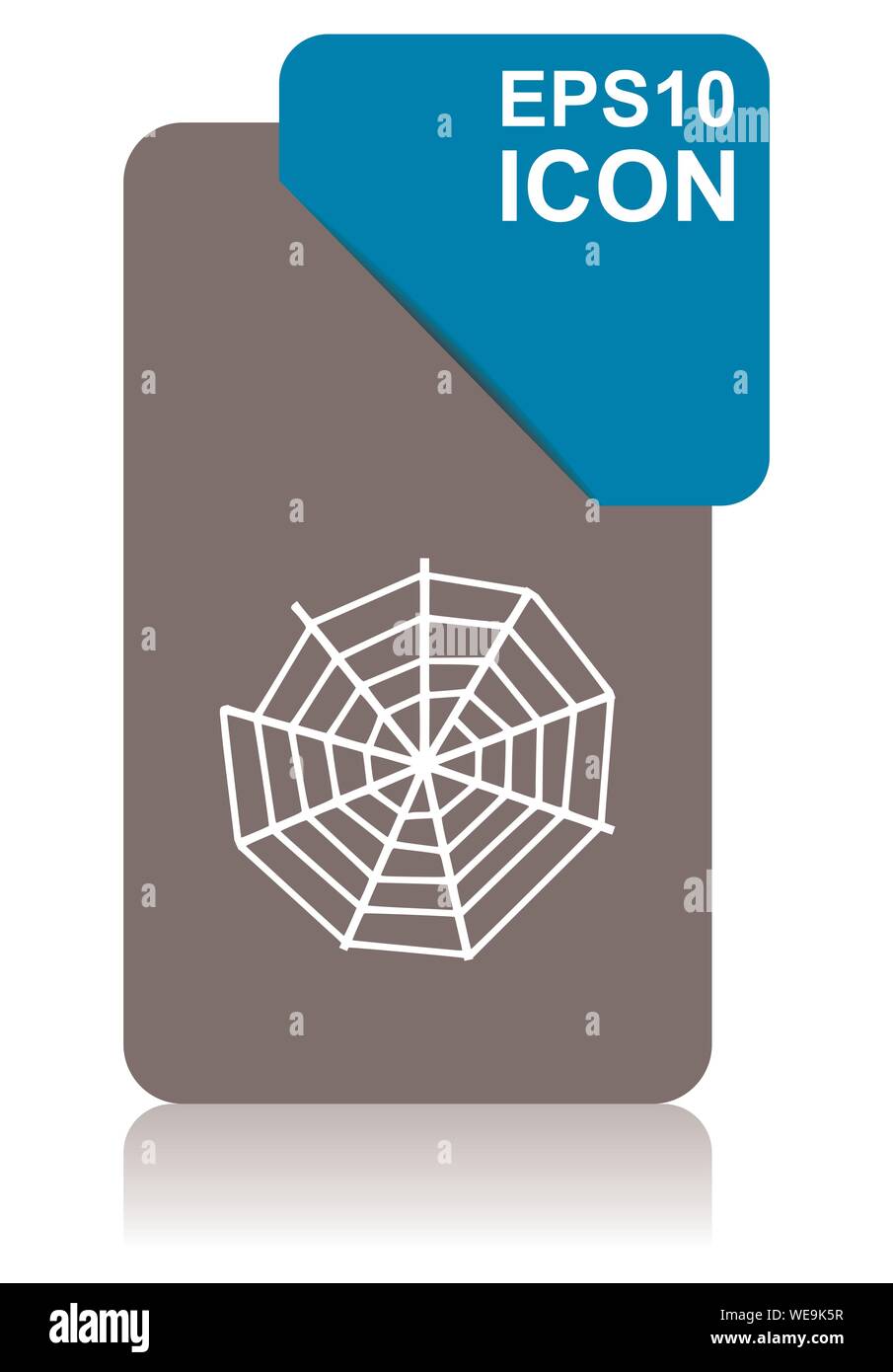 Spider in cobweb on Cut Out Stock Images & Pictures - Alamy