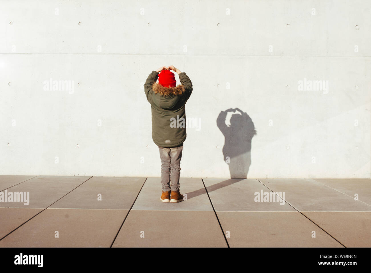 Boy shadow hi-res stock photography and images - Alamy