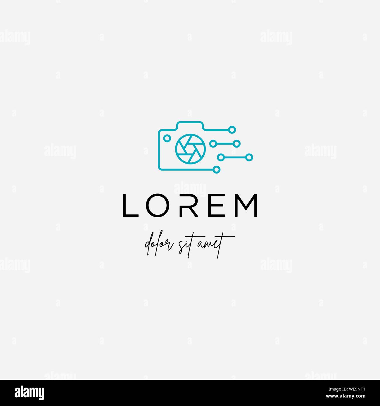 Camera Leaf Logo Template Design Vector Icon Stock Vector Image & Art ...