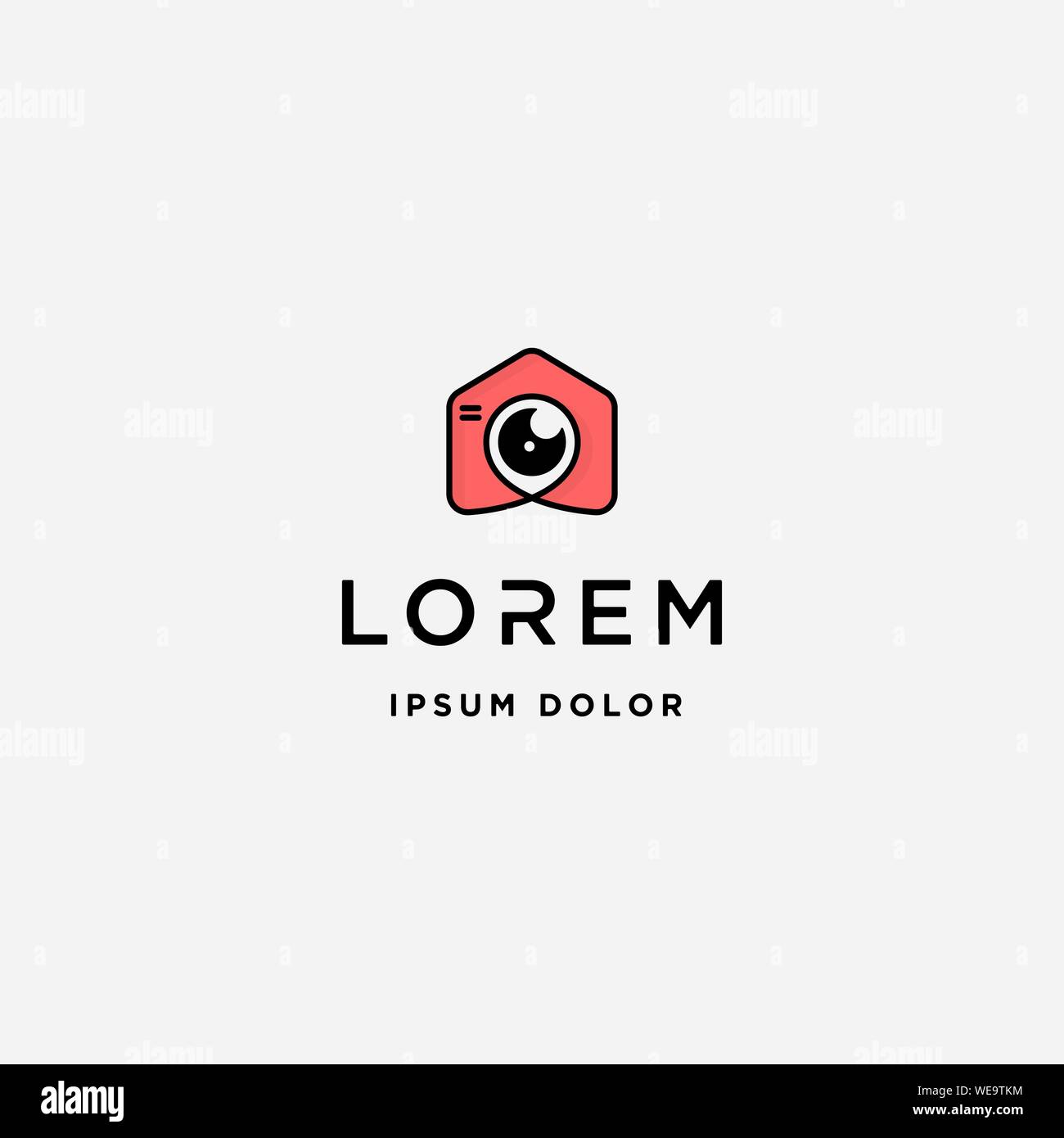 Dog Paw Camera Logo Template Vector Design Stock Vector Image & Art - Alamy
