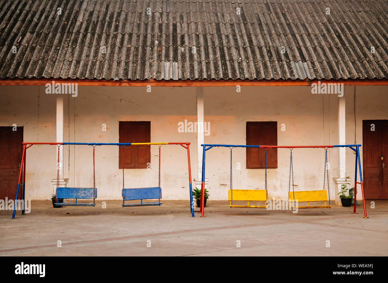Vintage playgrounds hi-res stock photography and images - Alamy