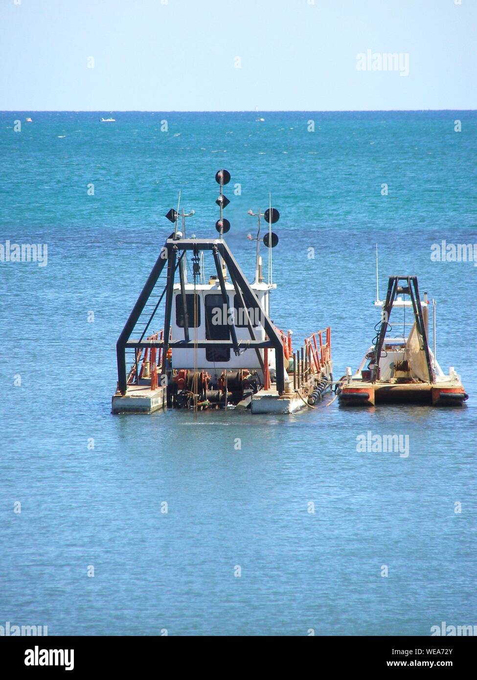 Dredger ship sea hi-res stock photography and images - Alamy