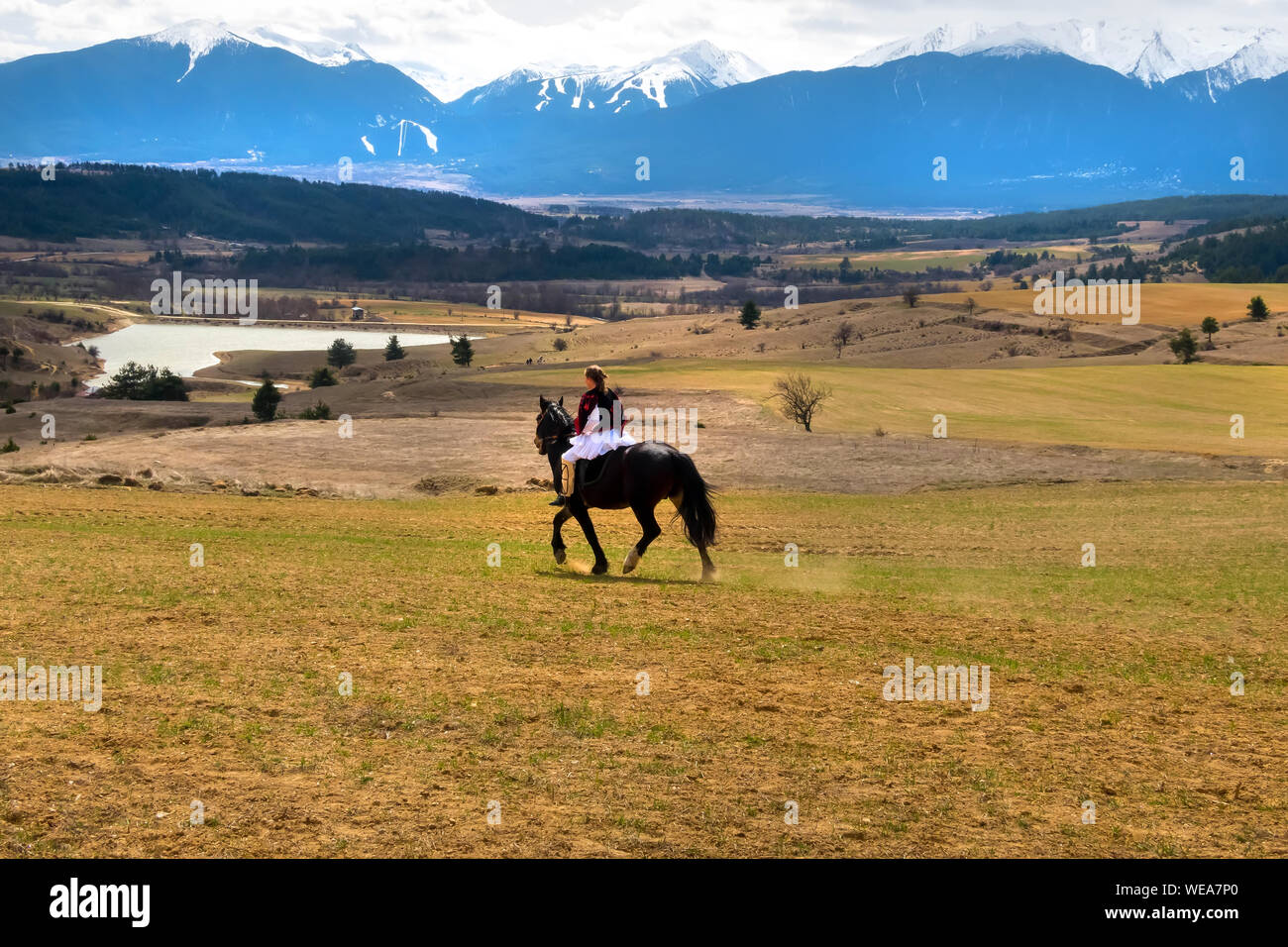Bachevo, Bulgaria - March 16, 2019: Horse Easter or the day of Todor in ...