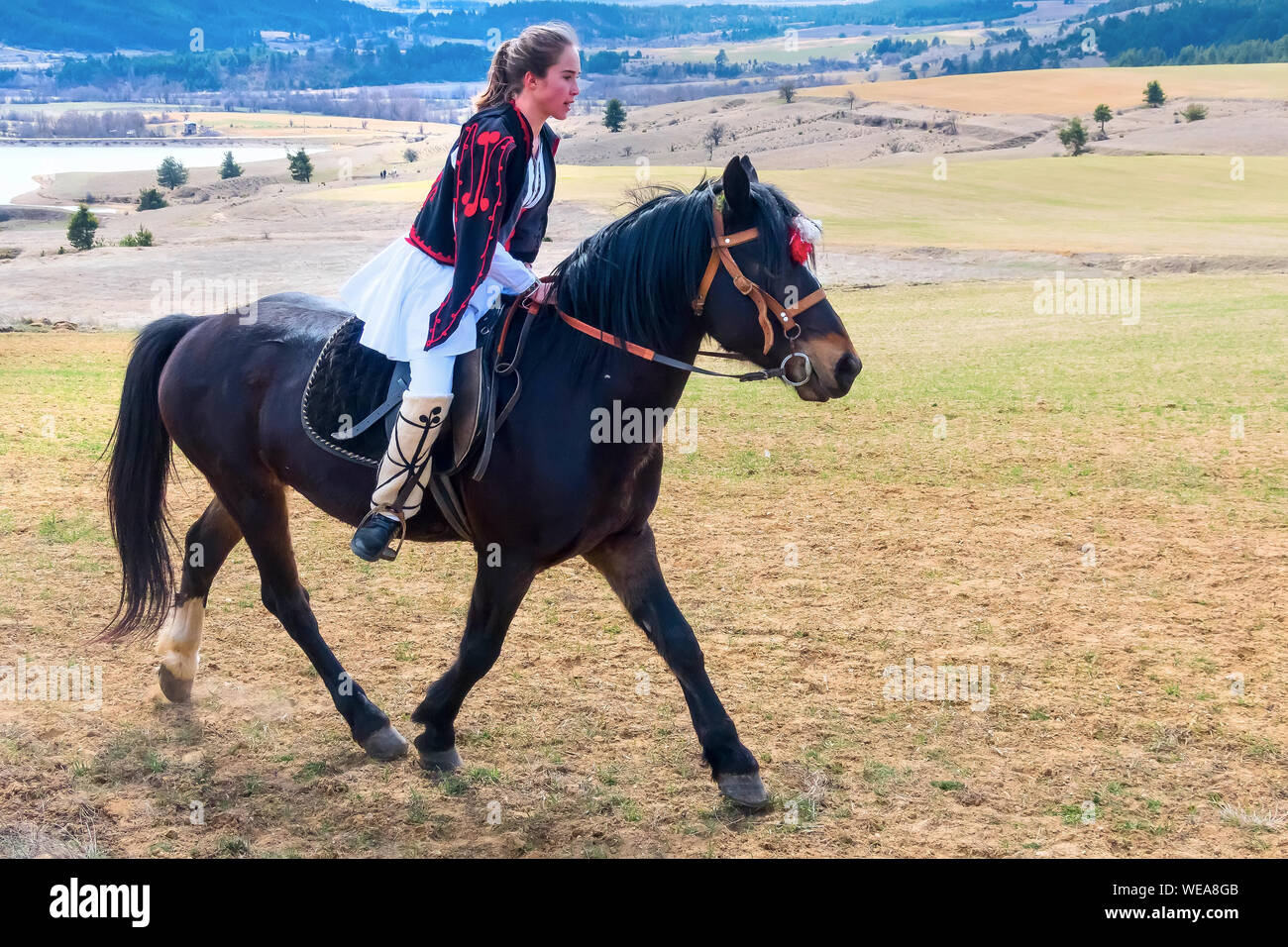 Bachevo, Bulgaria - March 16, 2019: Horse Easter or the day of Todor in ...