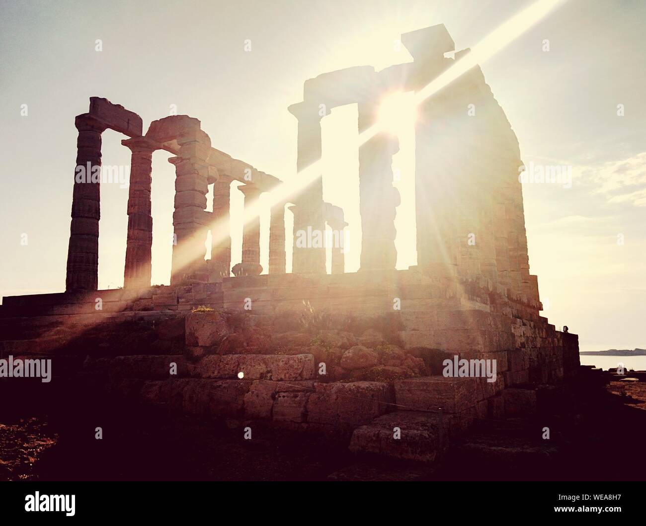 Sun through ruined building hi-res stock photography and images - Alamy