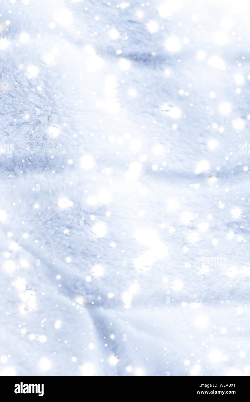 Christmas backdrop, warm winter clothing and fashion design concept ...