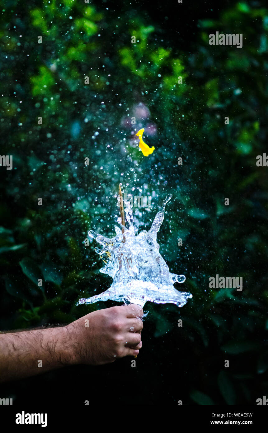 Water balloon explosion hi-res stock photography and images - Alamy