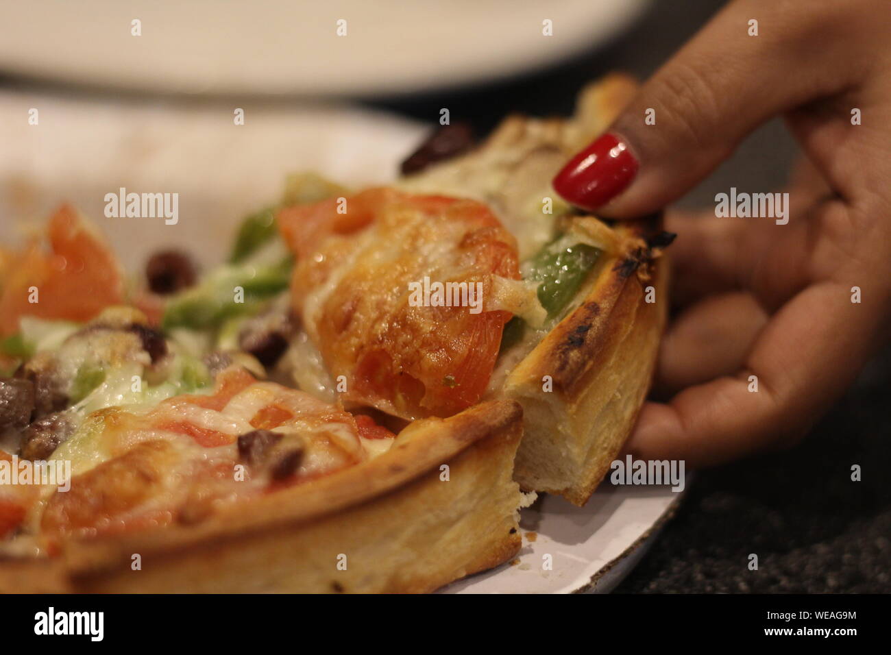 Pizza part hi-res stock photography and images - Alamy