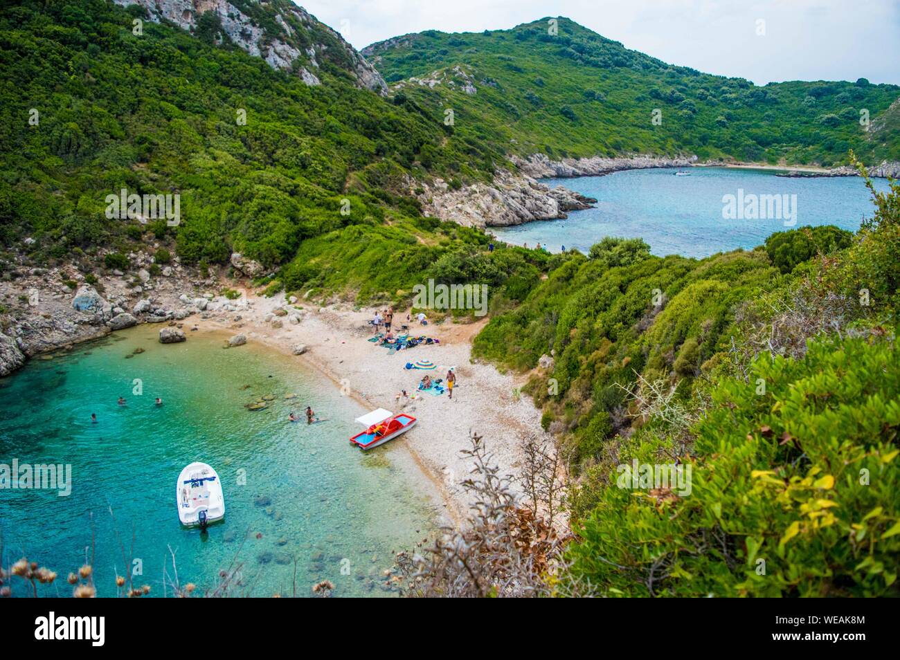 Greek beach hi-res stock photography and images - Alamy