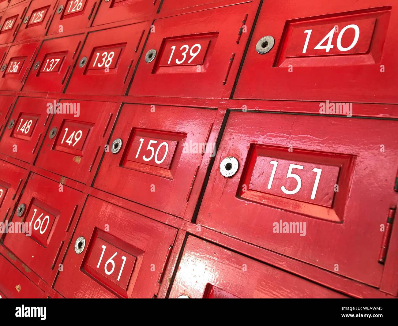Close Up Lockers In Locker High Resolution Stock Photography and Images ...
